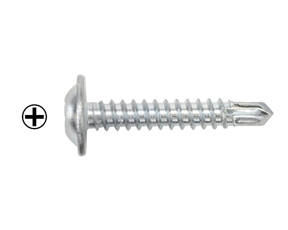 KFR litteäkanta poraruuvi sähkösinkitty Phillips-kanta (PH) - Lapin ...